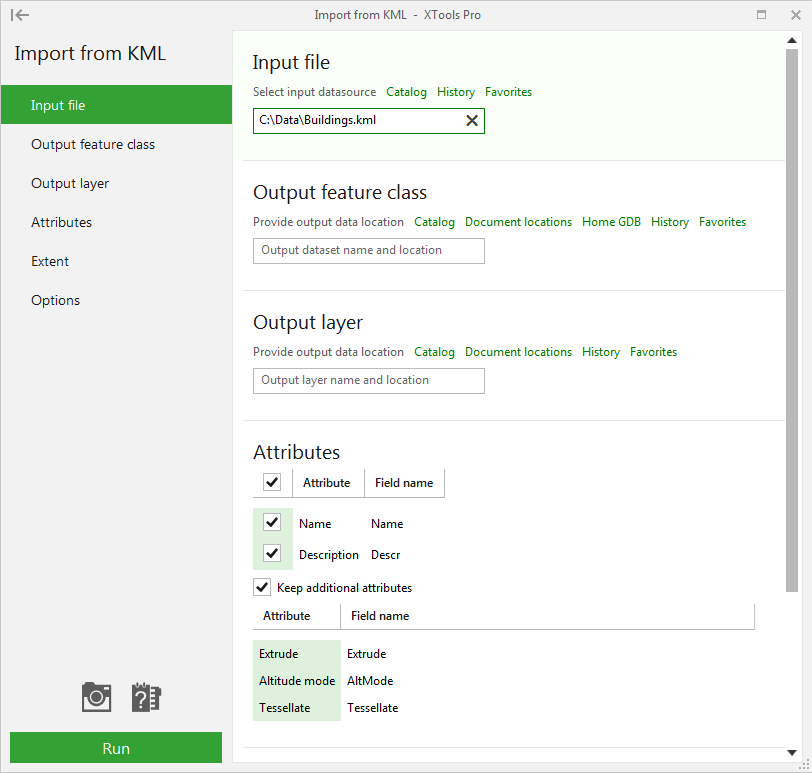 XTools Pro Help - Import from KML