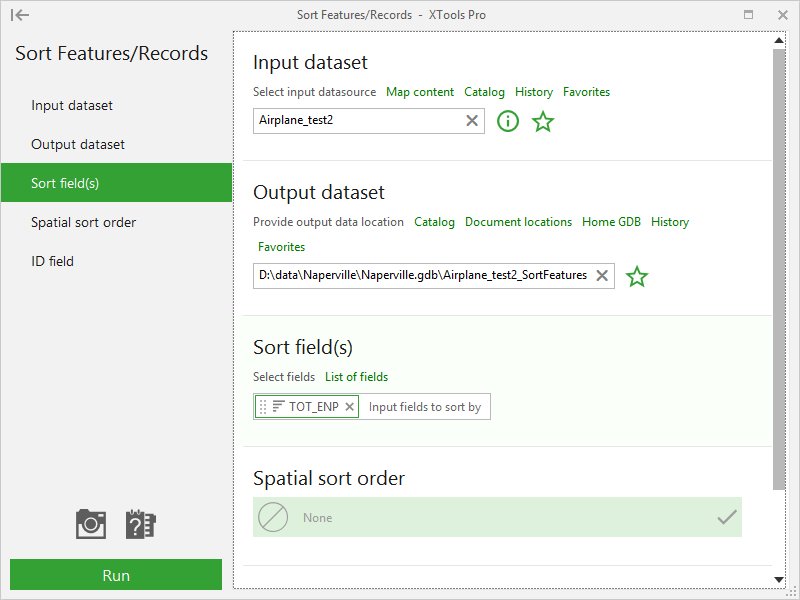 XTools Pro Help - Sort Features