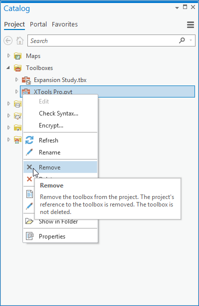 XTools Pro Help - Managing XTools Pro Toolbox