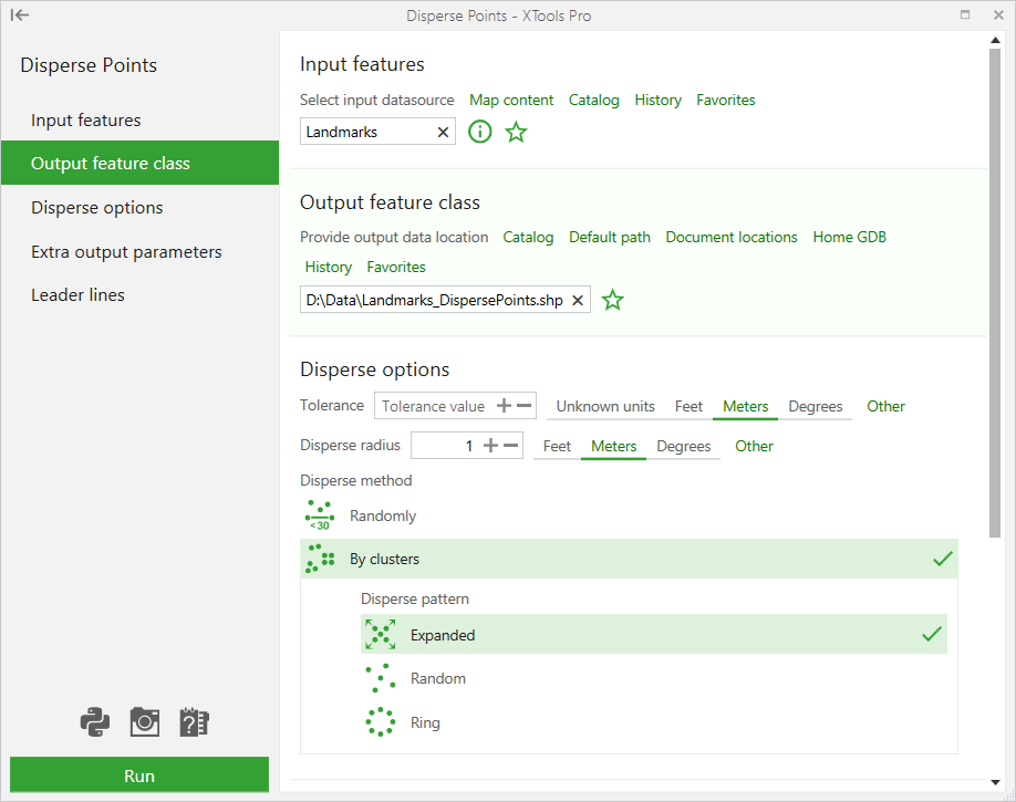 XTools Pro Help - Disperse Points