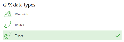 XTools Pro Help - Export to GPX