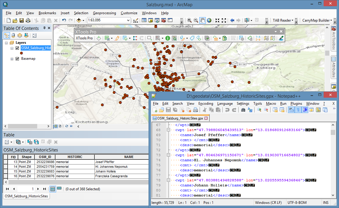 XTools Pro Help - Export to GPX